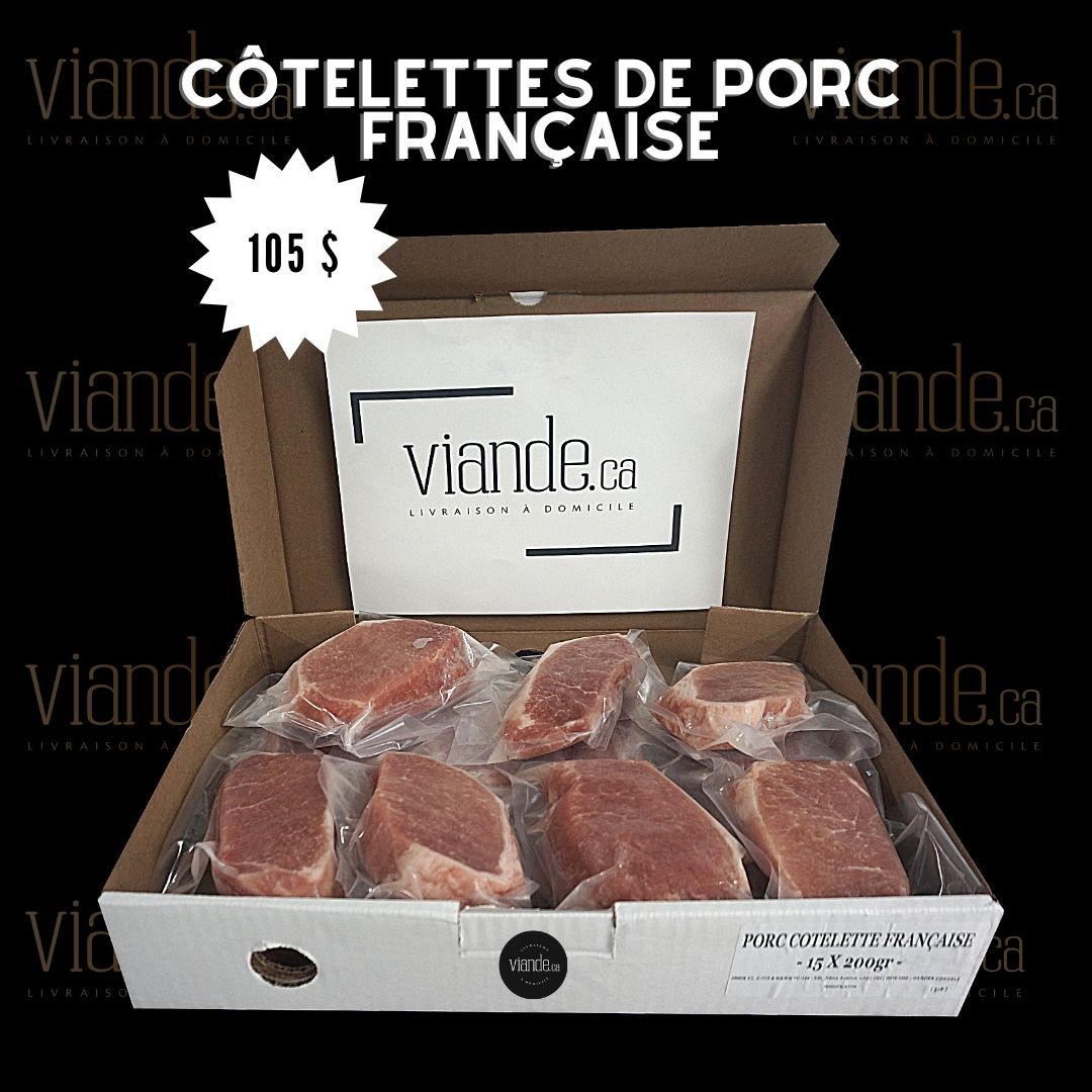 Viande.ca | Boucherie | Cotelettes de Porc Française – viande.ca